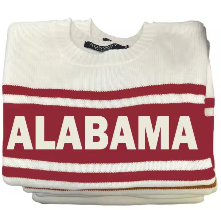 Alabama Sweater- Runway Athletics
