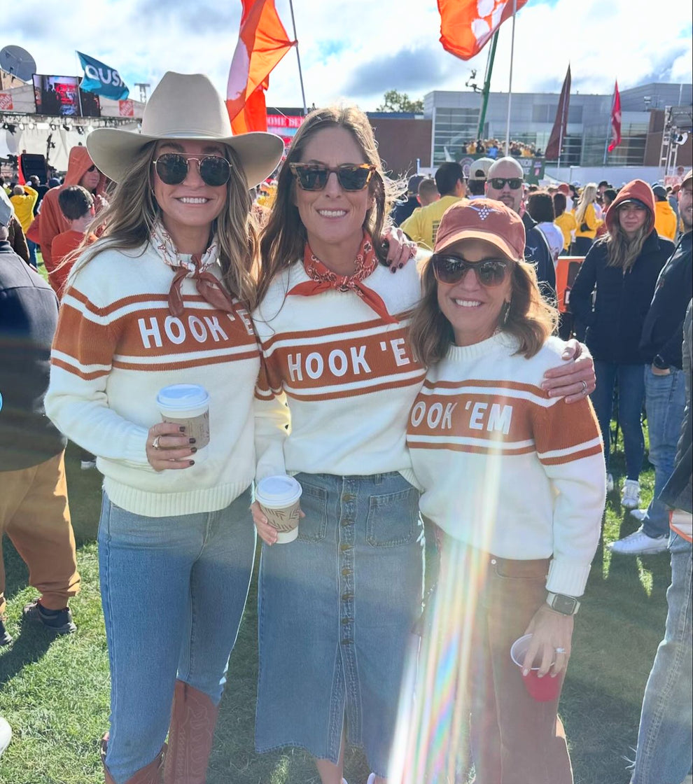 Texas Longhorn Sweater- Runway Athletics