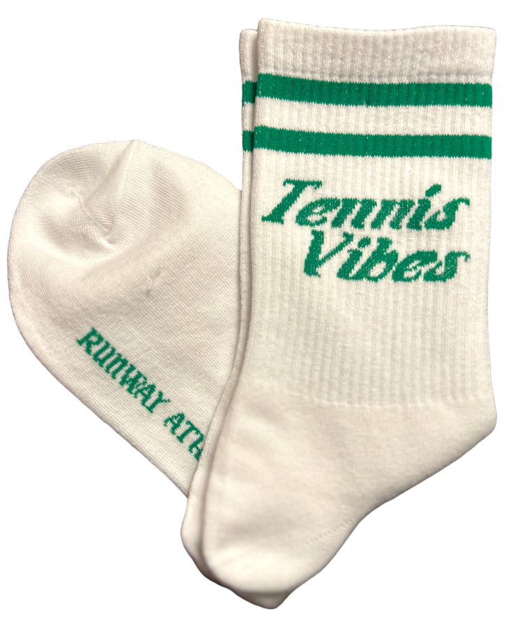 Shop these tennis socks from Runway Athletics.