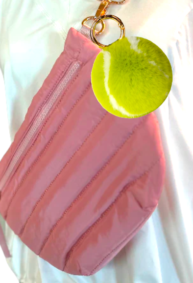 Crossbody Puffer - Dusty Pink