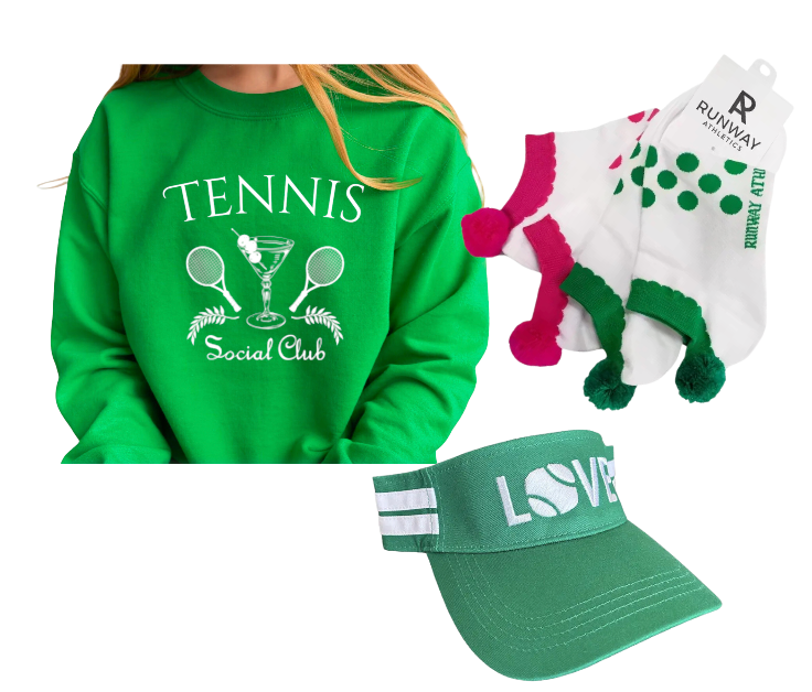 Shop this Tennis gift set from Runway Athletics.