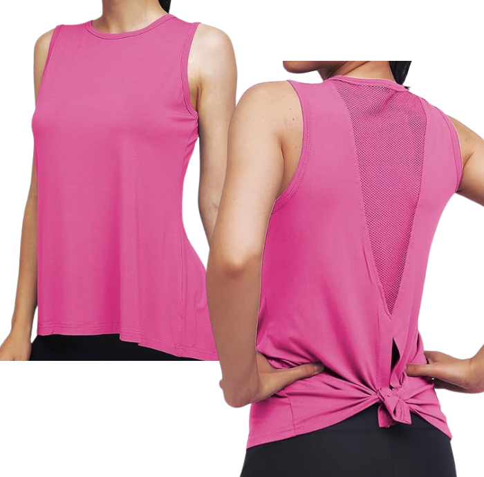 Classic High Neck Mesh | Back Tank Top | Runway Athletics