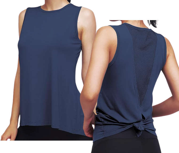 Classic High Neck Mesh | Back Tank Top | Runway Athletics