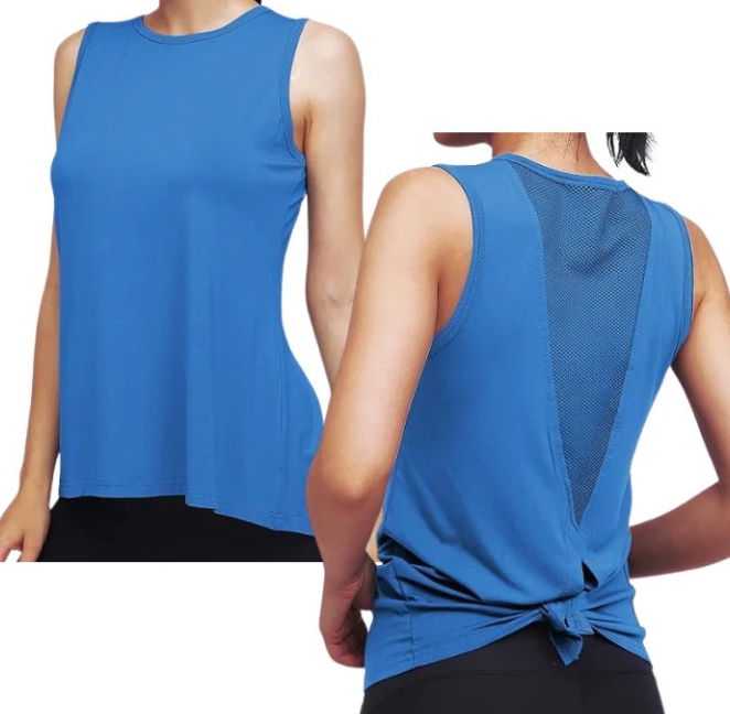 Classic High Neck Mesh | Back Tank Top | Runway Athletics