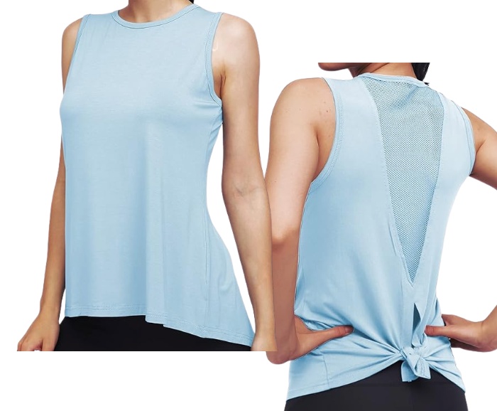 Classic High Neck Mesh | Back Tank Top | Runway Athletics