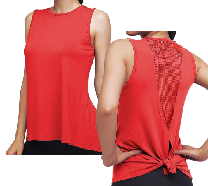 Classic High Neck Mesh | Back Tank Top | Runway Athletics