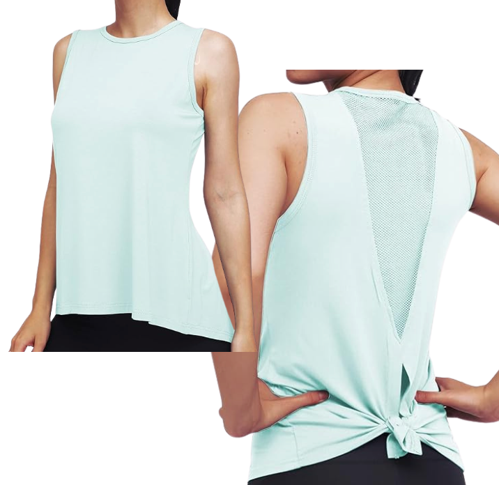 Classic High Neck Mesh | Back Tank Top | Runway Athletics