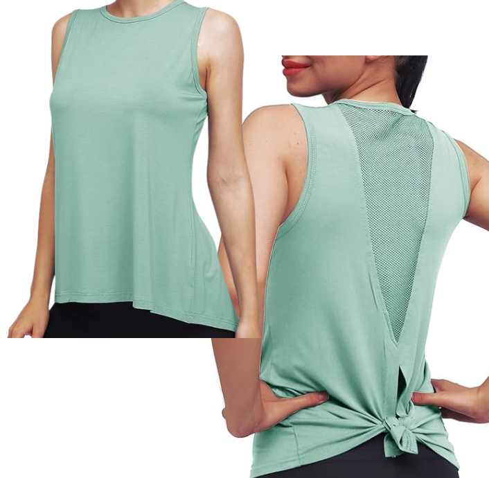 Classic High Neck Mesh | Back Tank Top | Runway Athletics